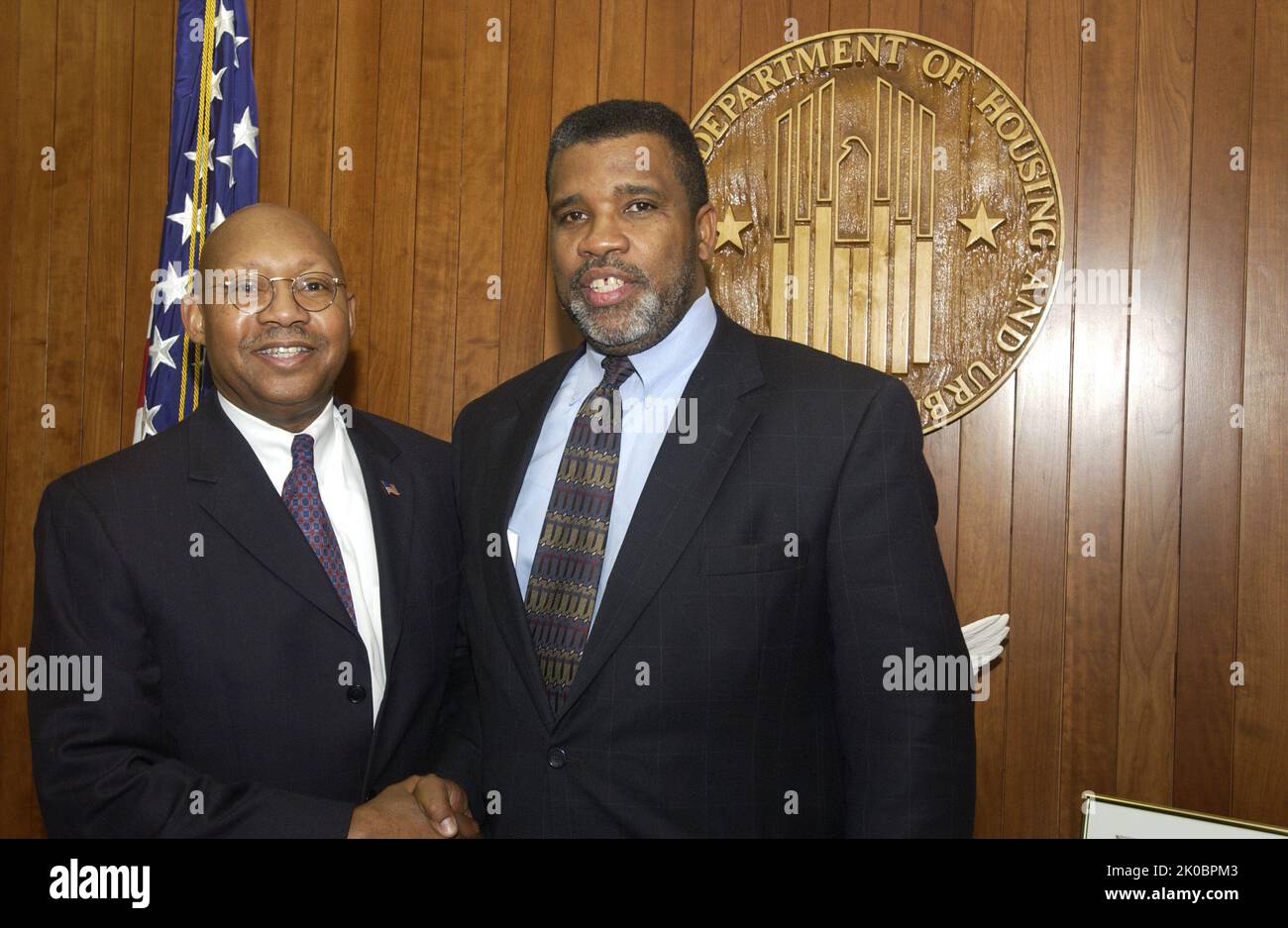 Secretary Alphonso Jackson with National Black Caucus Leaders ...