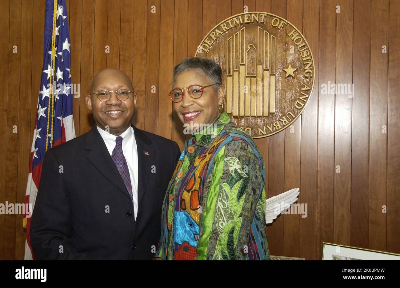 Secretary Alphonso Jackson with National Black Caucus Leaders ...