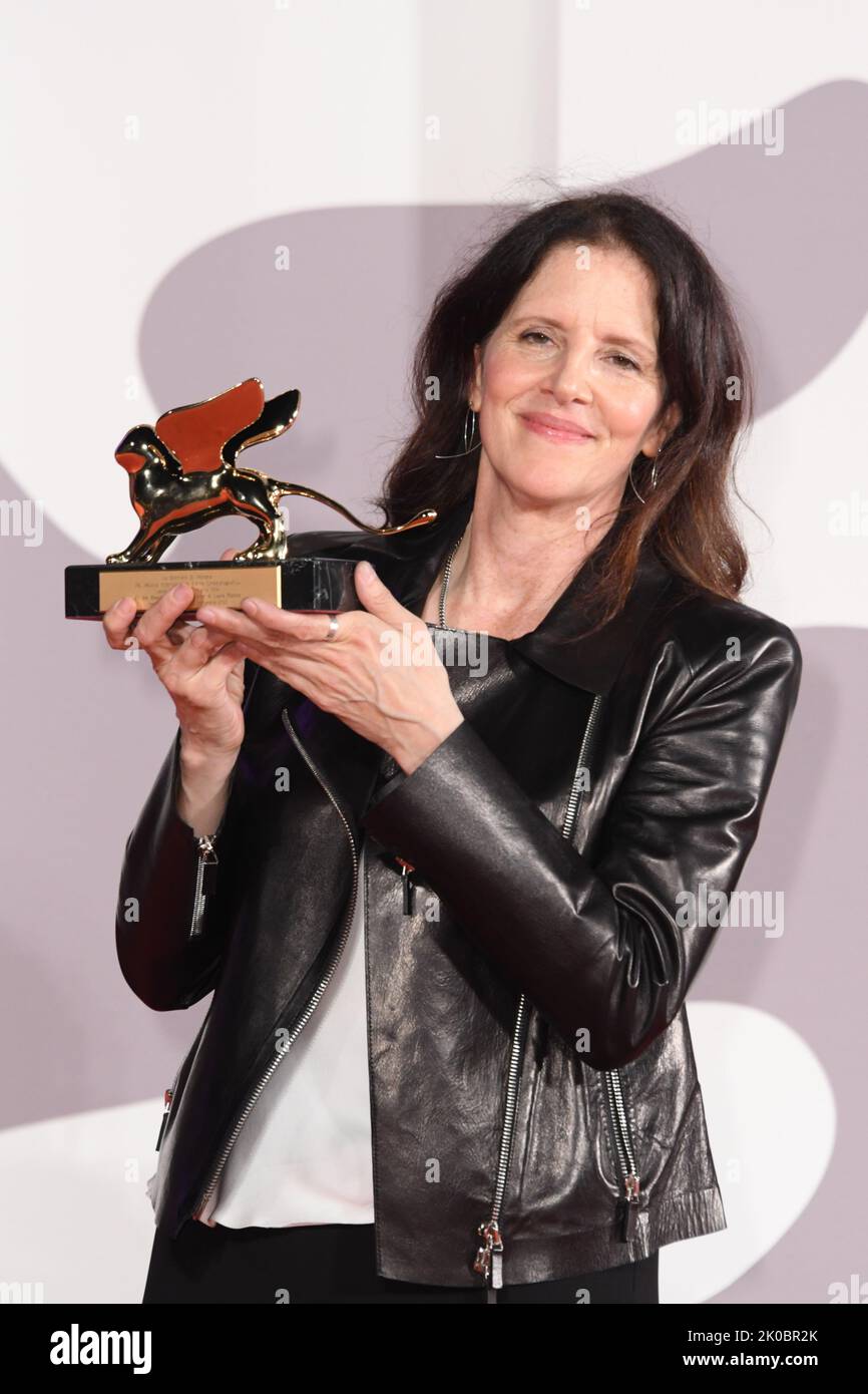 Venice, 79th Venice Film Festival 2022 - Eleventh Evening - the awards - In the photo: Laura ...