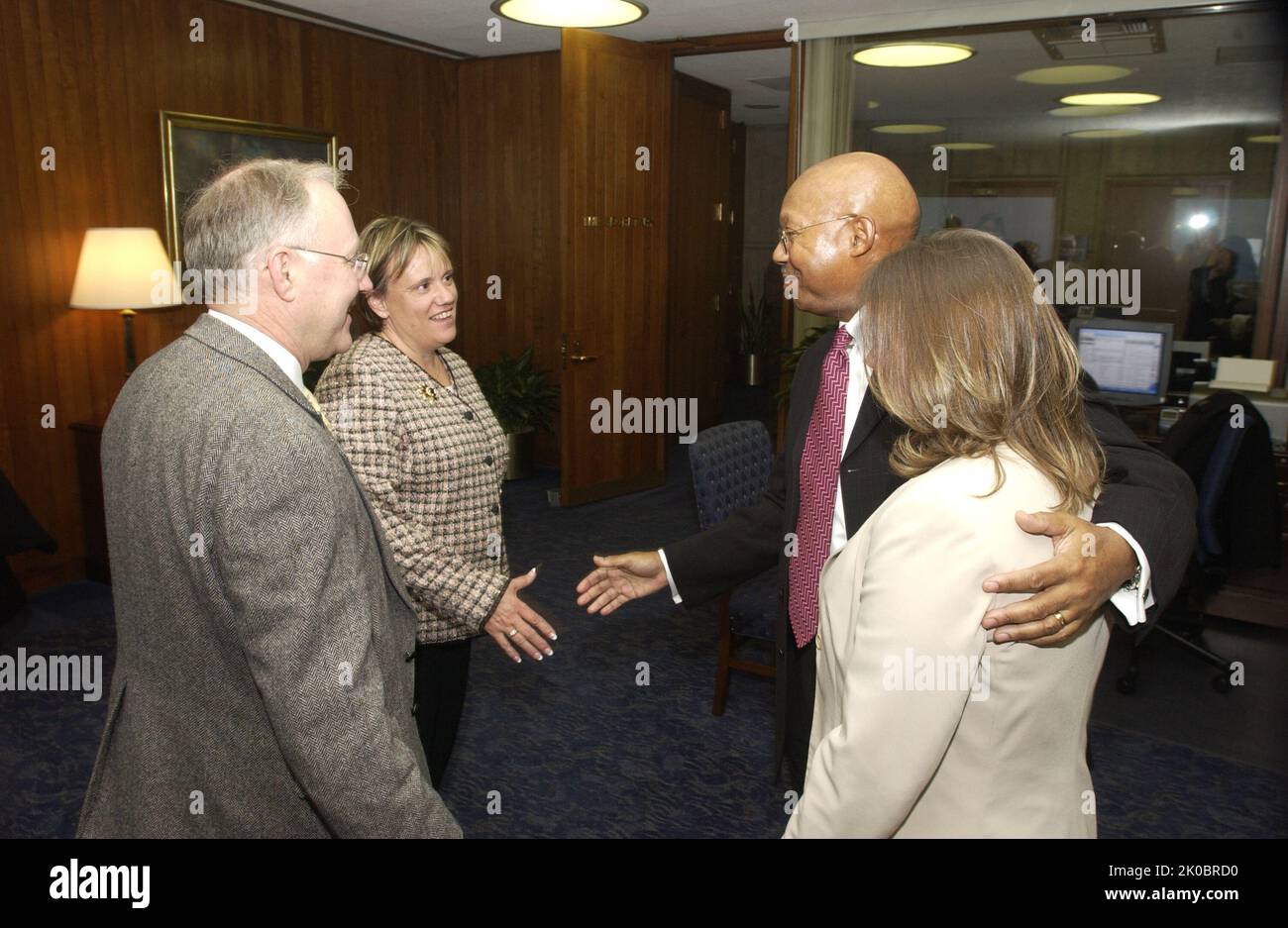 Secretary Alphonso Jackson with Rebekah Pemberton and Family. Secretary ...