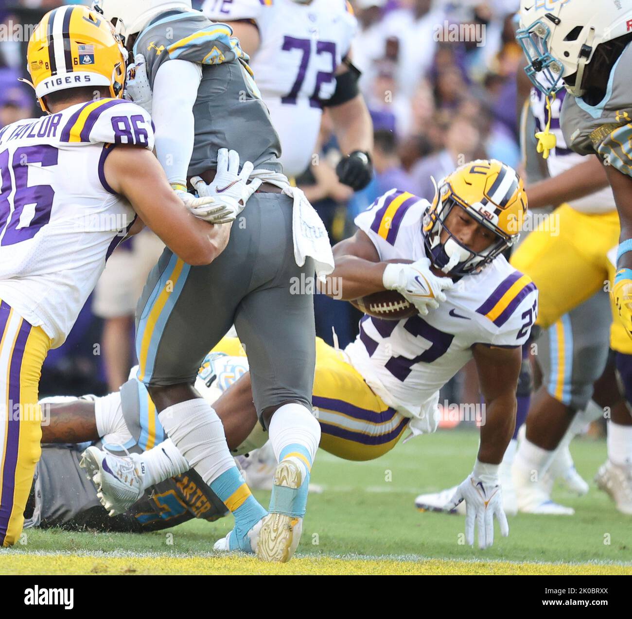 Baton Rouge, USA. 10th Sep, 2022. LSU Tigers running back Josh Williams ...