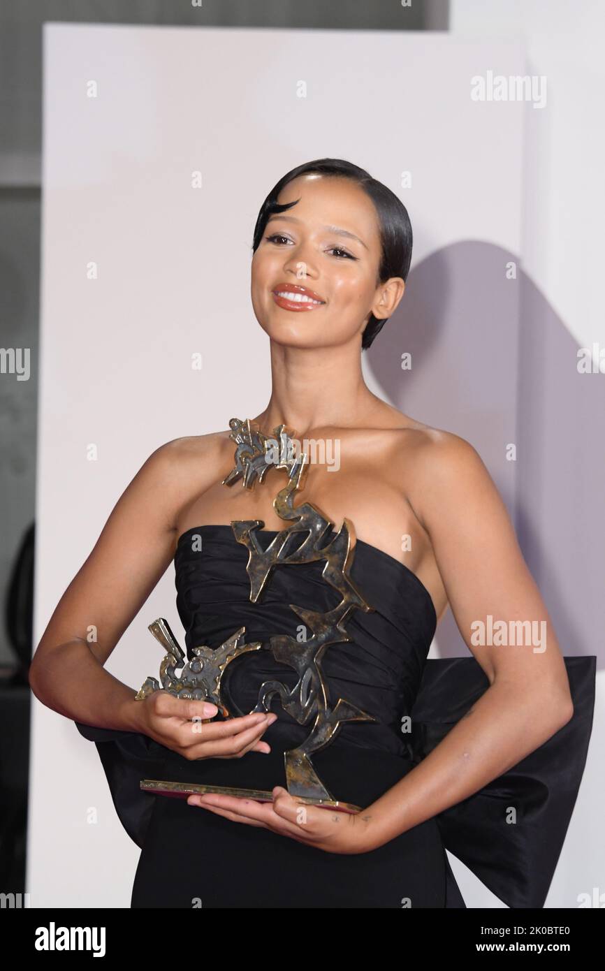 Venice, 79th Venice Film Festival 2022 - Eleventh Evening - the awards - In the photo: Taylor ...