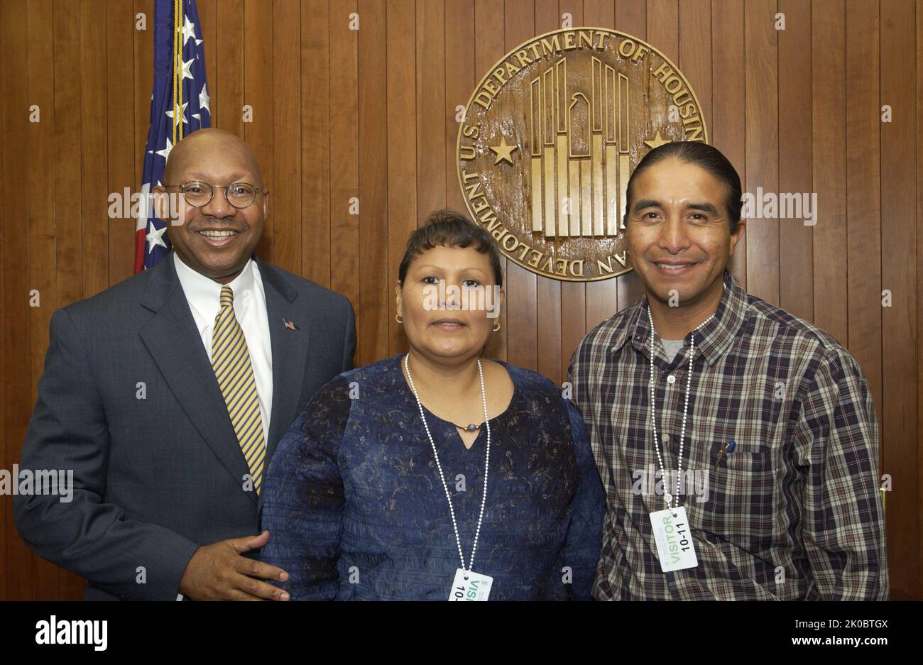 Secretary Alphonso Jackson with New Home Buyer. Secretary Alphonso ...