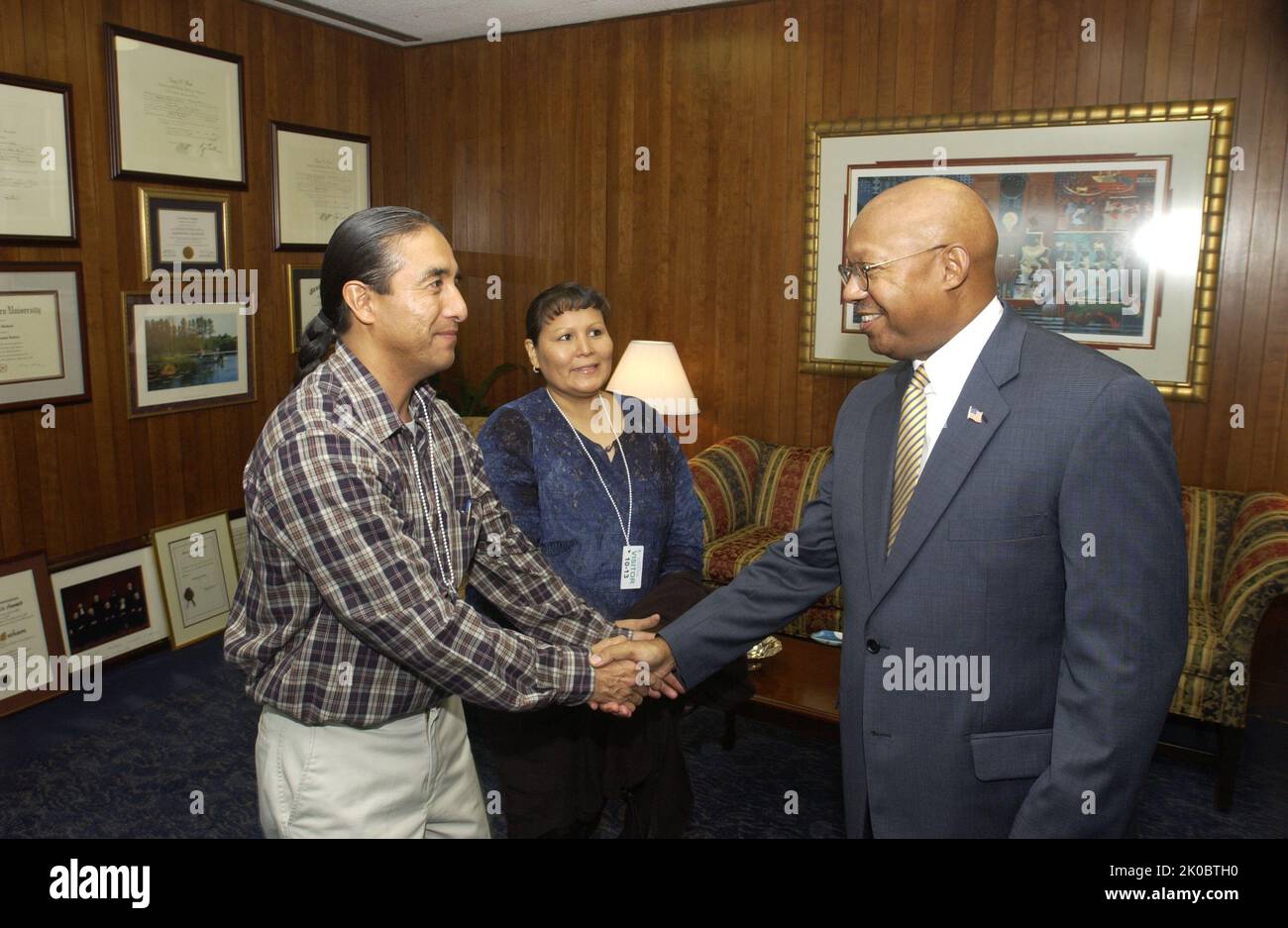 Secretary Alphonso Jackson with New Home Buyer. Secretary Alphonso ...