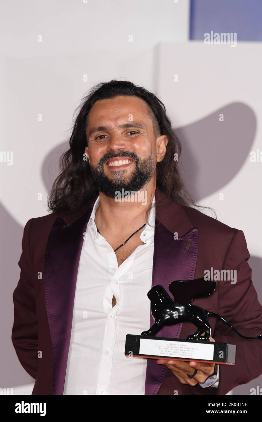 Venice, 79th Venice Film Festival 2022 - Eleventh Evening - the awards - In the photo: Pedro ...