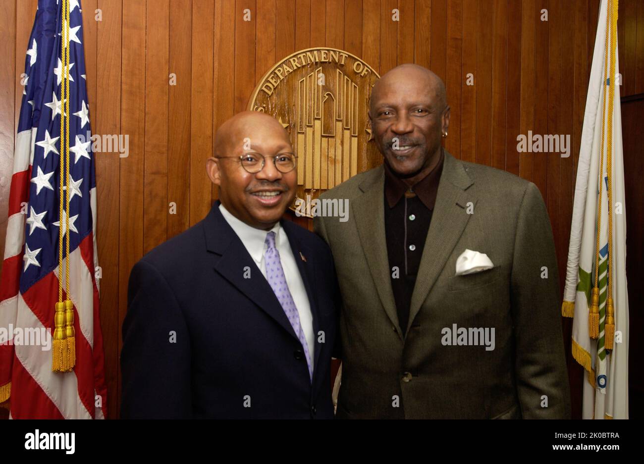 Secretary Alphonso Jackson with Lou Gossett, Jr.. Secretary Alphonso ...