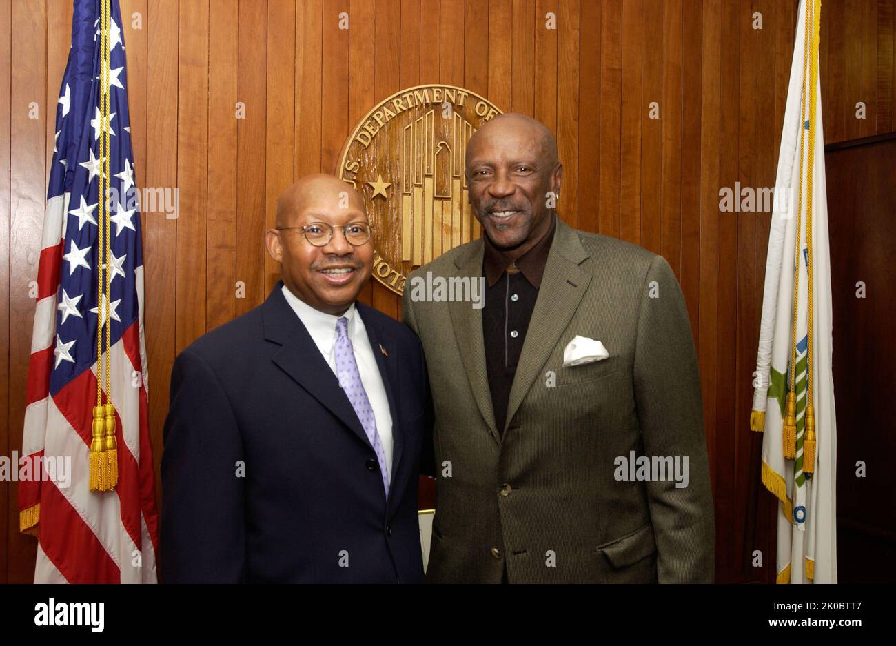 Secretary Alphonso Jackson with Lou Gossett, Jr.. Secretary Alphonso ...