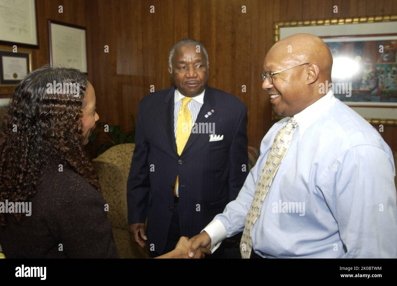 Secretary Alphonso Jackson with Charlene Jackson, A.C. Green, Fred ...