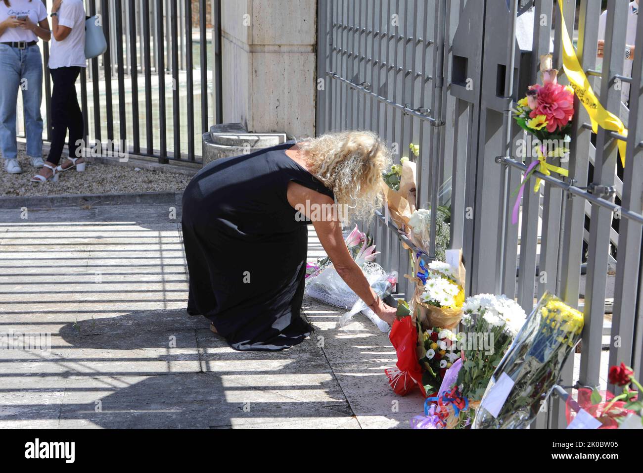 Roma, Lazio, Italy. 9th Sep, 2022. At the British embassy of Rome ...