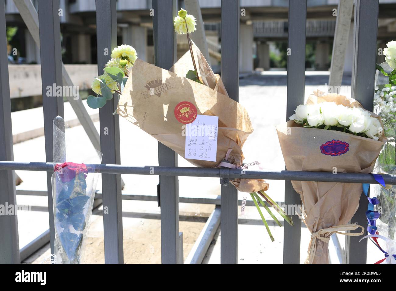 Roma, Lazio, Italy. 9th Sep, 2022. At the British embassy of Rome ...