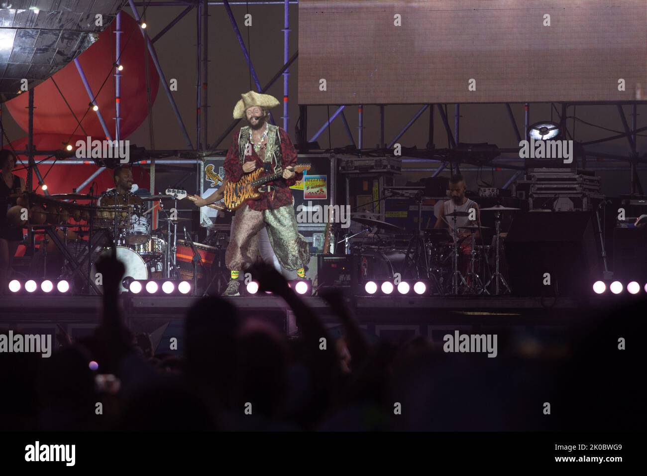 Bresso, Italy. 10th Sep, 2022. Lorenzo Jovanotti Cherubini on stage in ...
