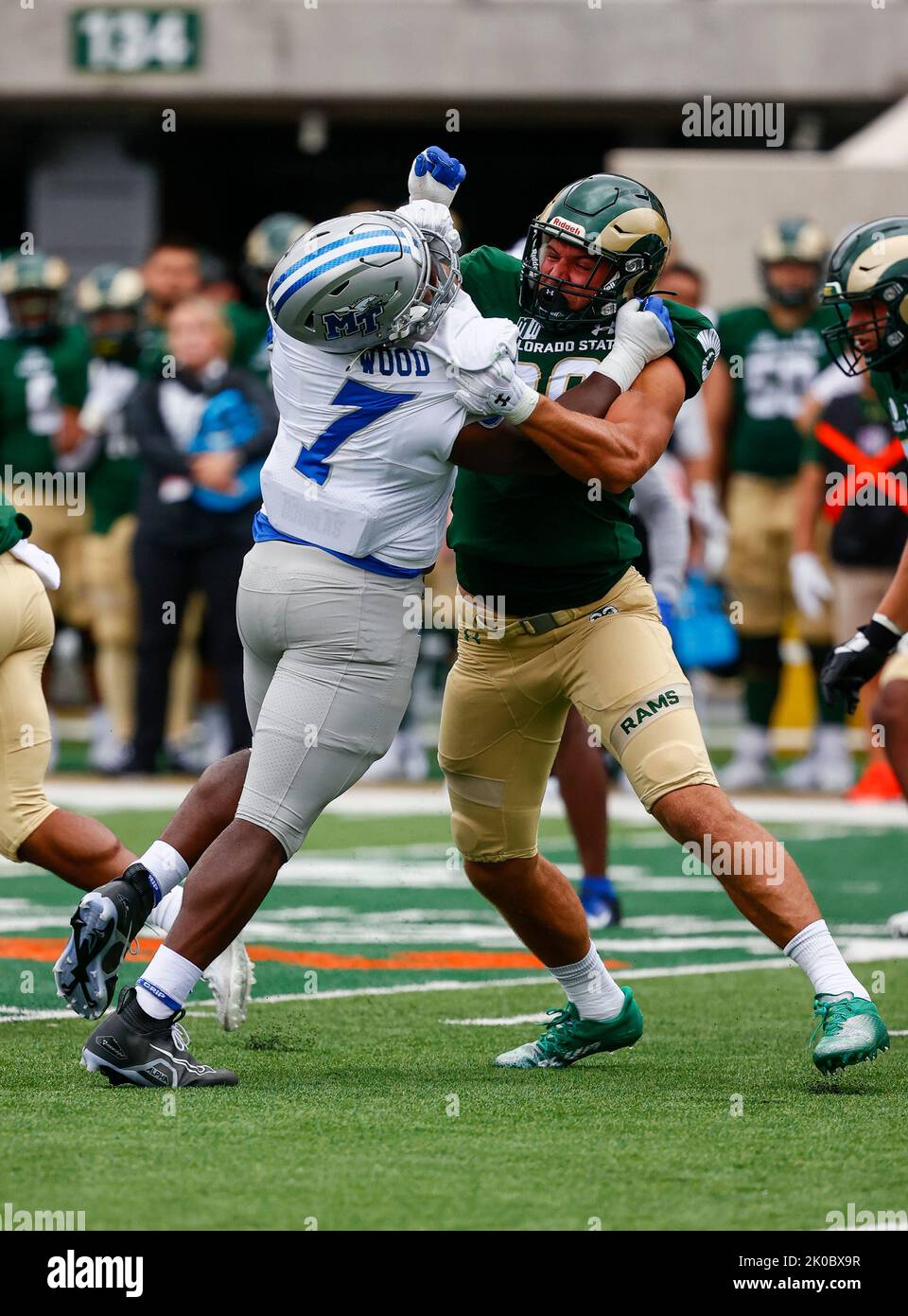 September 10, 2022: Colorado State Rams offensive lineman Vlad Dabovich ...