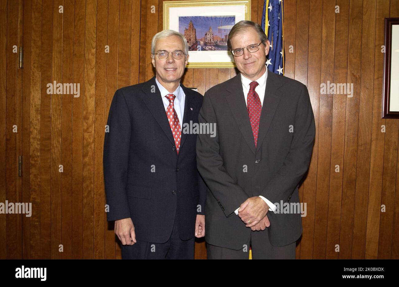 Deputy Secretary Roy Bernardi with Paula Blunt and John Herold. Deputy ...