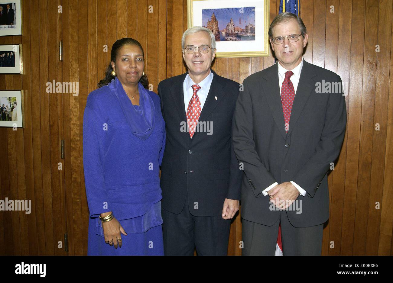Deputy Secretary Roy Bernardi with Paula Blunt and John Herold. Deputy ...
