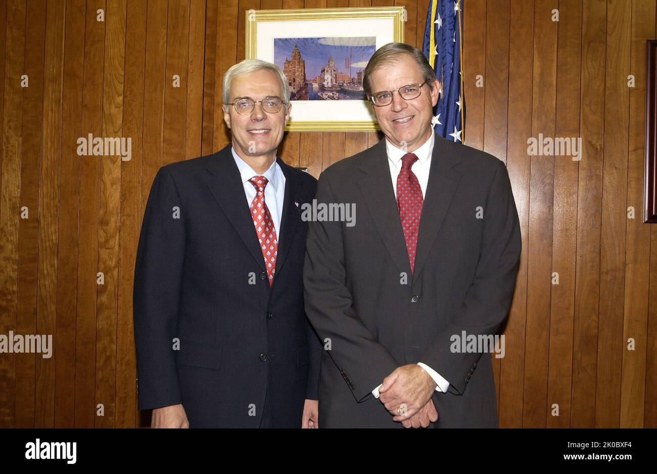 Deputy Secretary Roy Bernardi with Paula Blunt and John Herold. Deputy ...