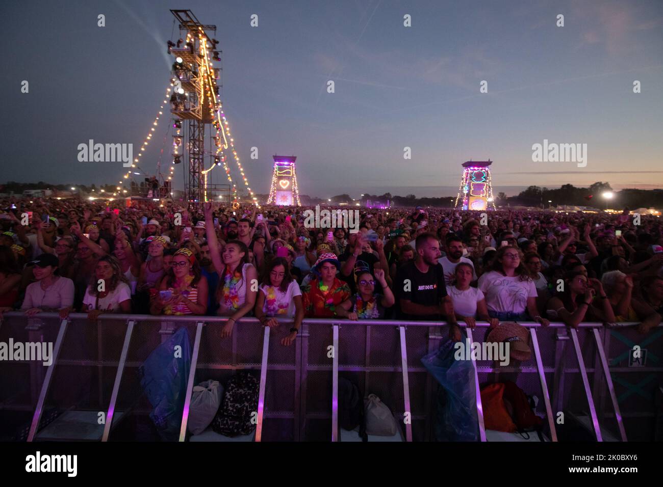 Bresso, Italy. 10th Sep, 2022. The crowd in Bresso for Jova Beach Party ...