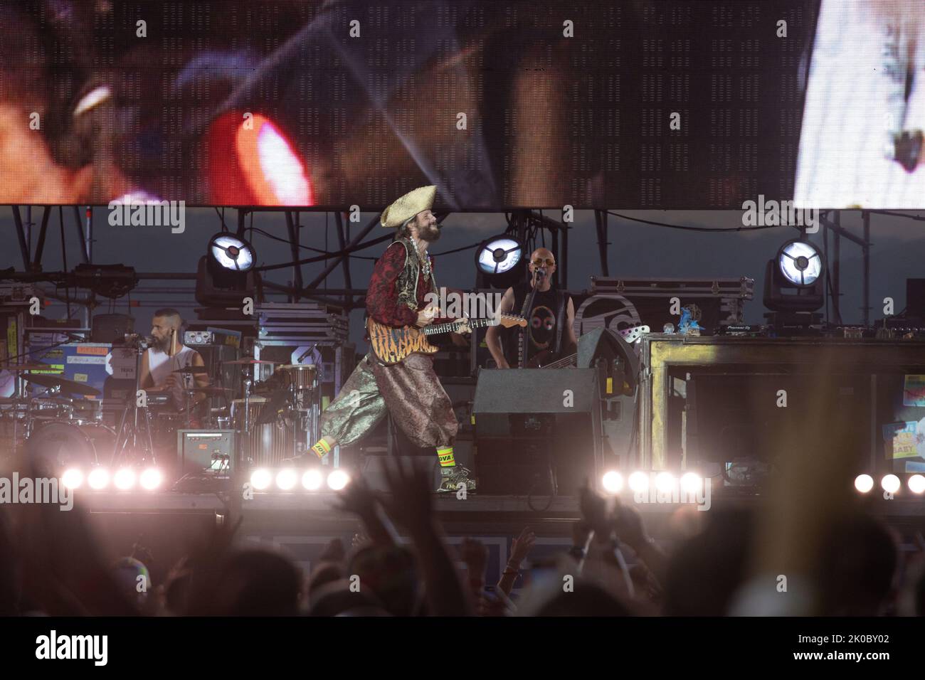 Bresso, Italy. 10th Sep, 2022. Lorenzo Jovanotti Cherubini on stage in ...