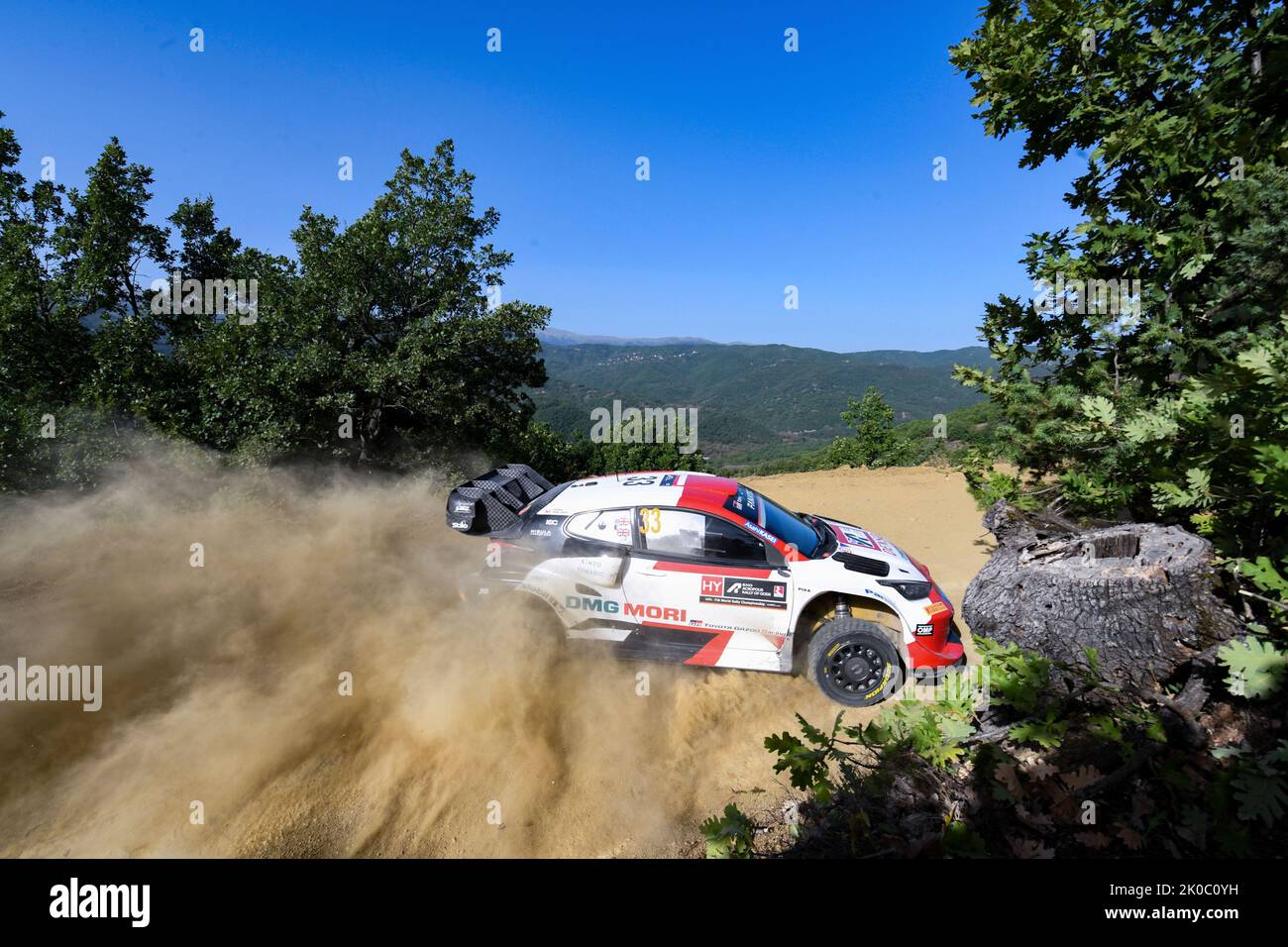Greece, Greece. 10th Sep, 2022. Elfyn EVANS, Scott MARTIN, TOYOTA GAZOO ...