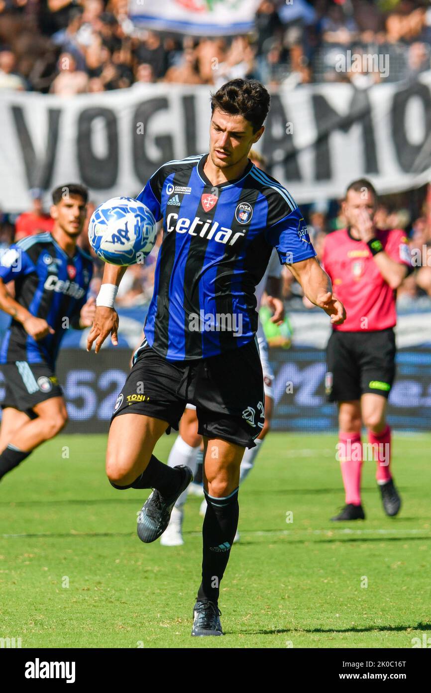Pisa, Italy. 10th Sep, 2022. Federico Barba (Pisa) during AC Pisa vs ...