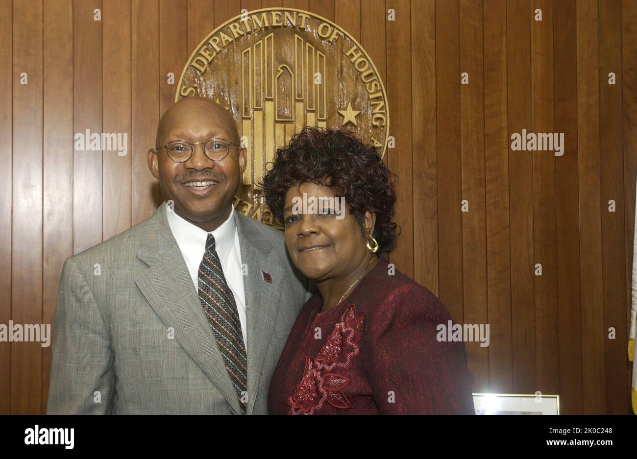 Shirley Caesar, Armstrong Williams Visiting HUD. Shirley Caesar ...