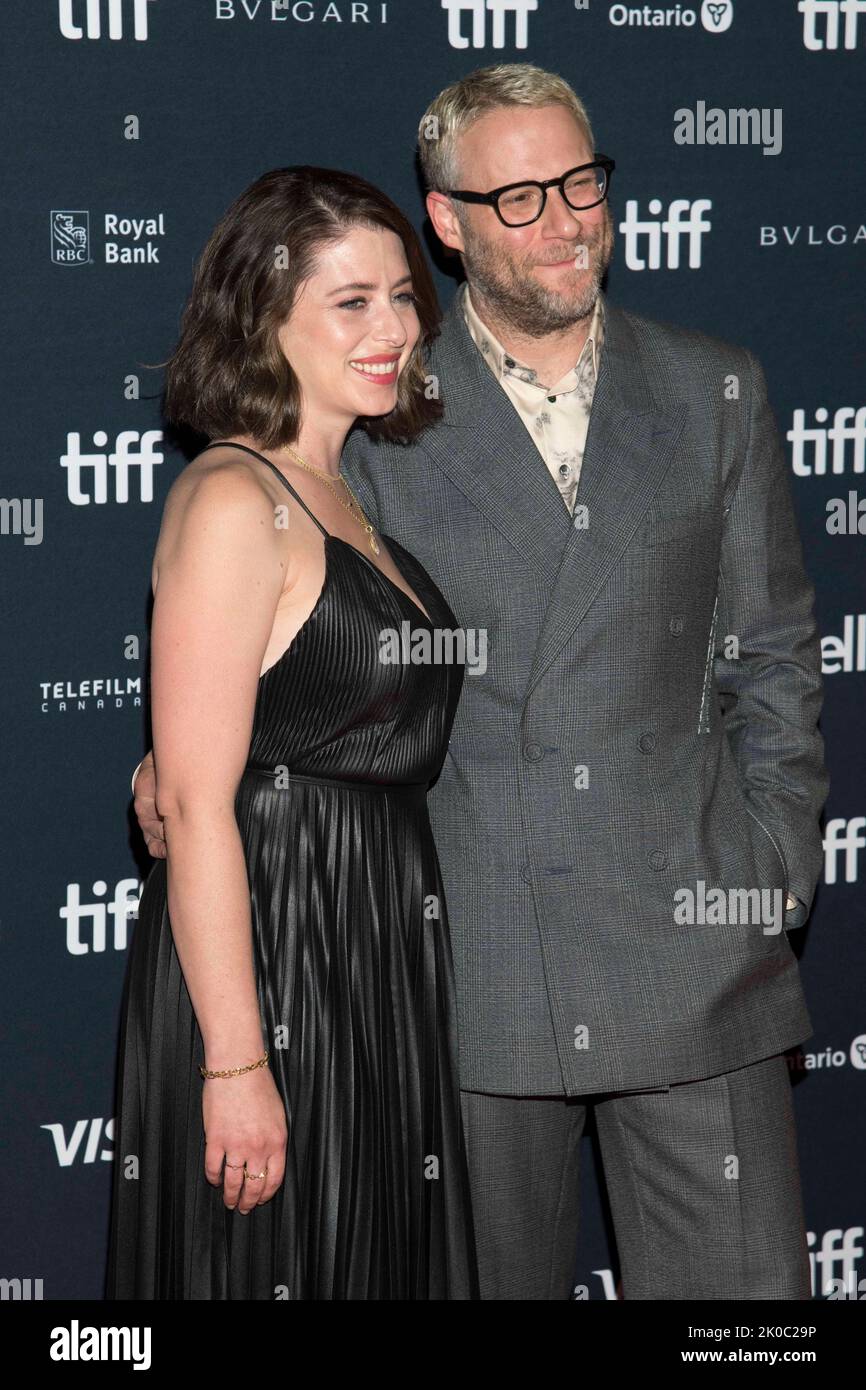 September 10, 2022, Toronto, Ontario, Canada: Seth Rogen and his wife ...