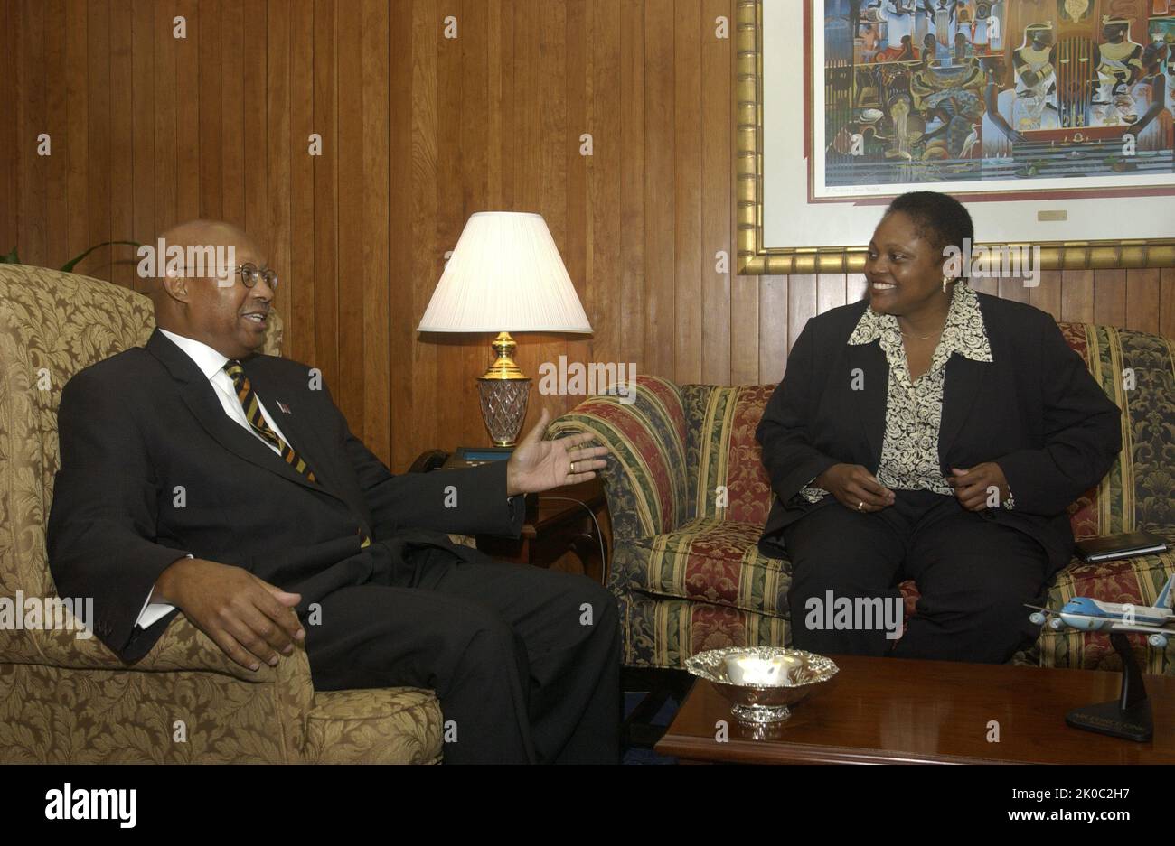 Secretary Alphonso Jackson with Jendayi Frazier. Secretary Alphonso ...