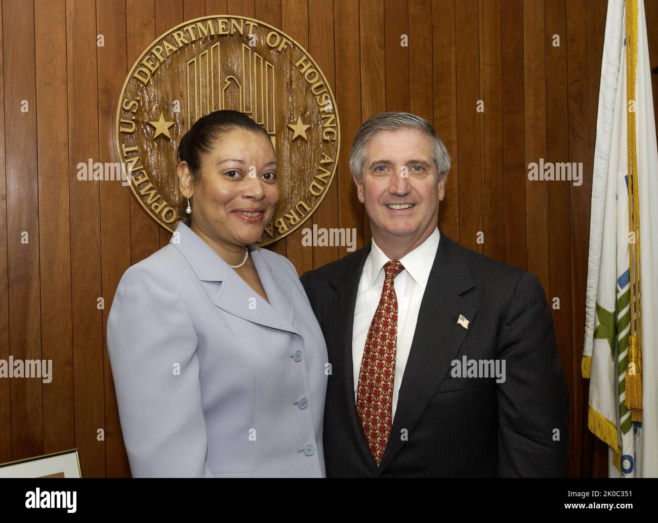 Andrew Card Visits HUD. Andrew Card Visits HUD Subject, White House ...