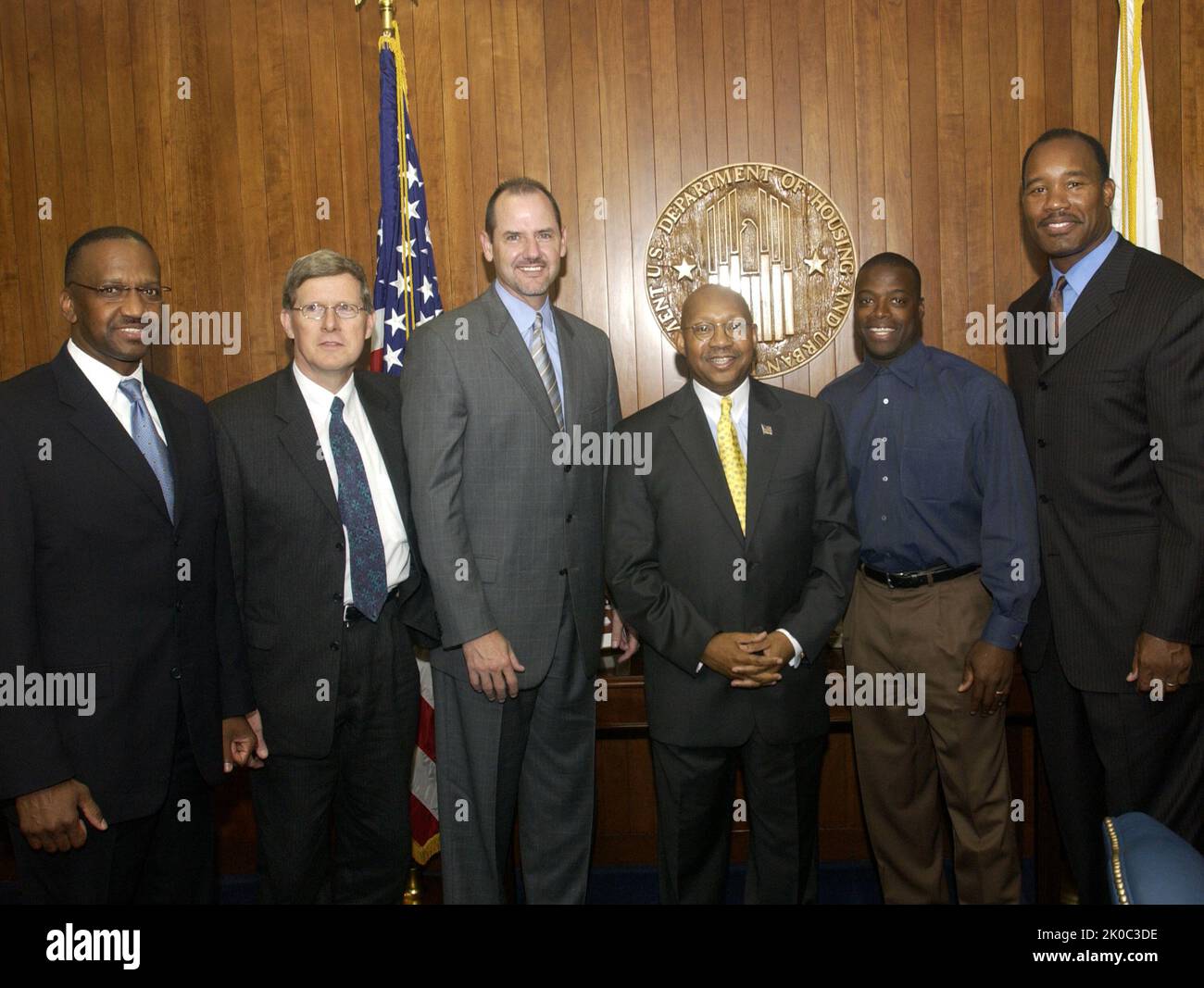 Secretary Alphonso Jackson with Charles Mann. Secretary Alphonso ...
