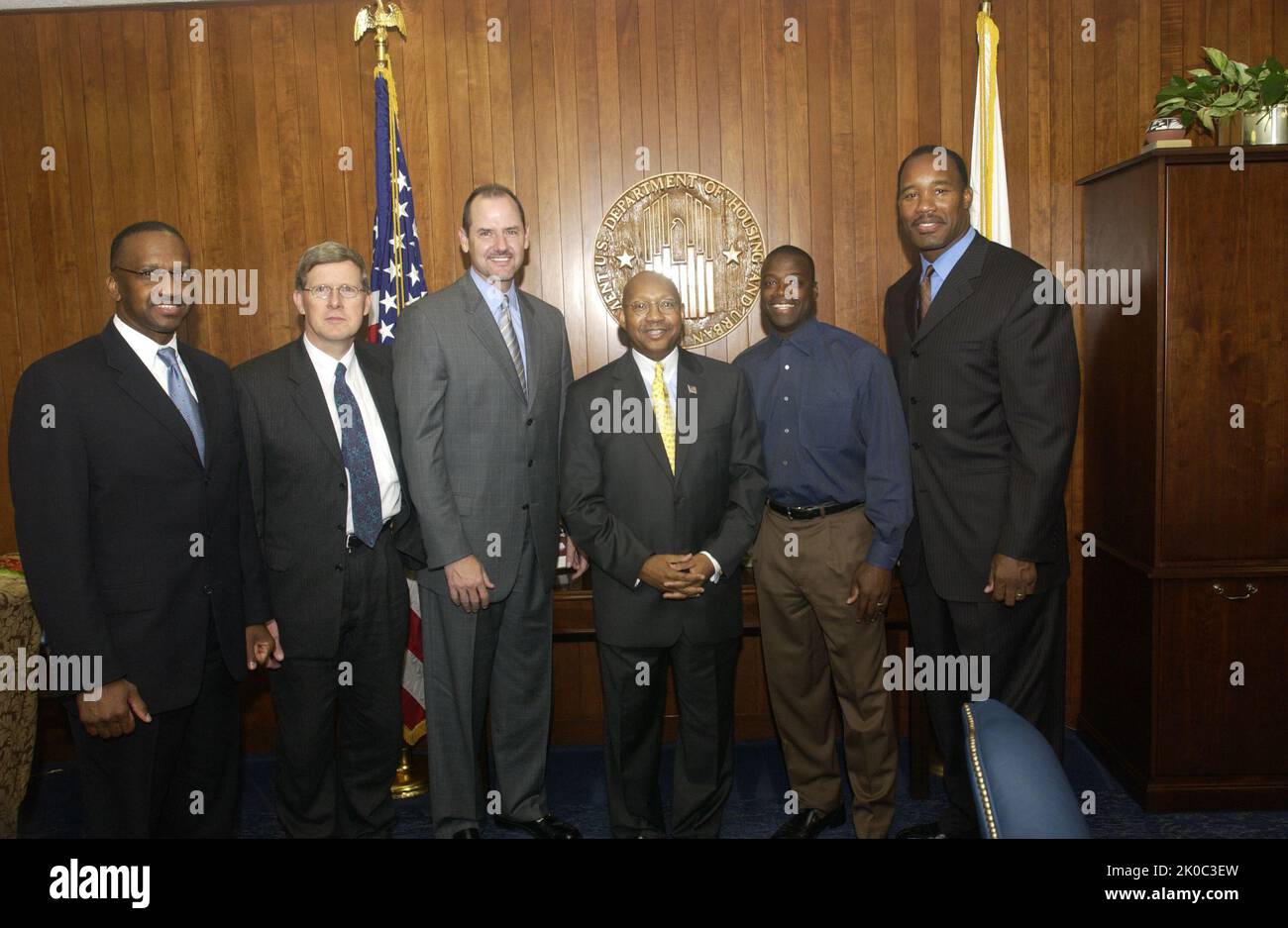 Secretary Alphonso Jackson with Charles Mann. Secretary Alphonso ...