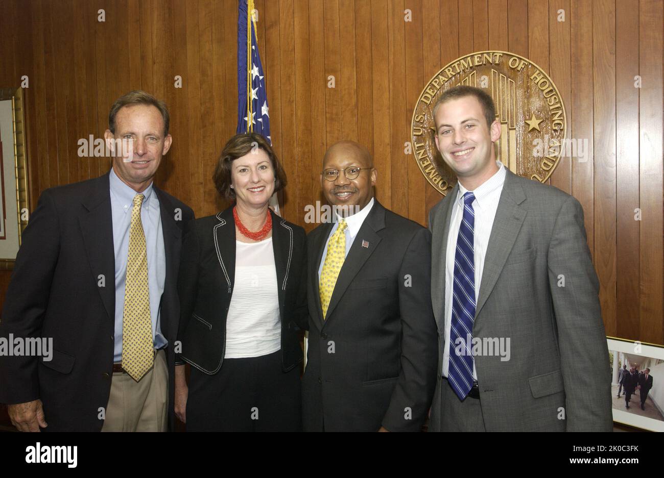 Secretary Alphonso Jackson with Karen and Rick Proctor. Secretary ...