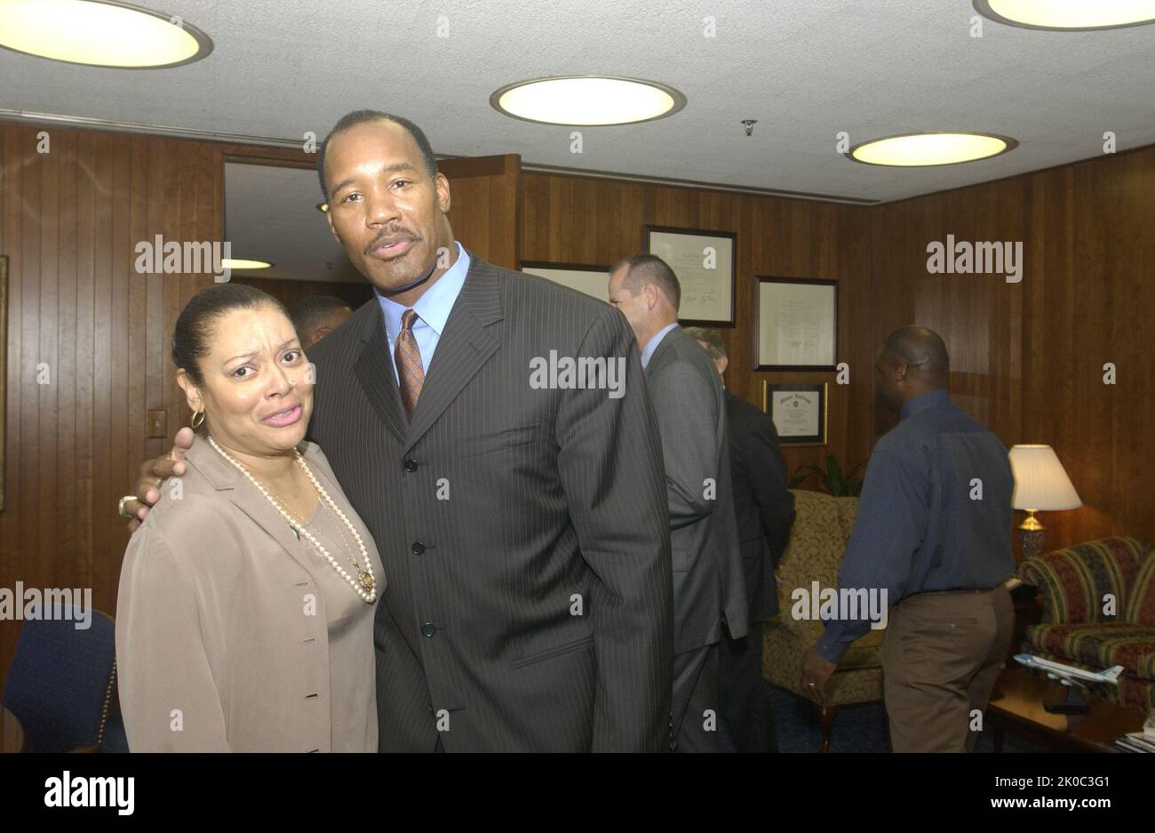 Secretary Alphonso Jackson with Charles Mann. Secretary Alphonso ...