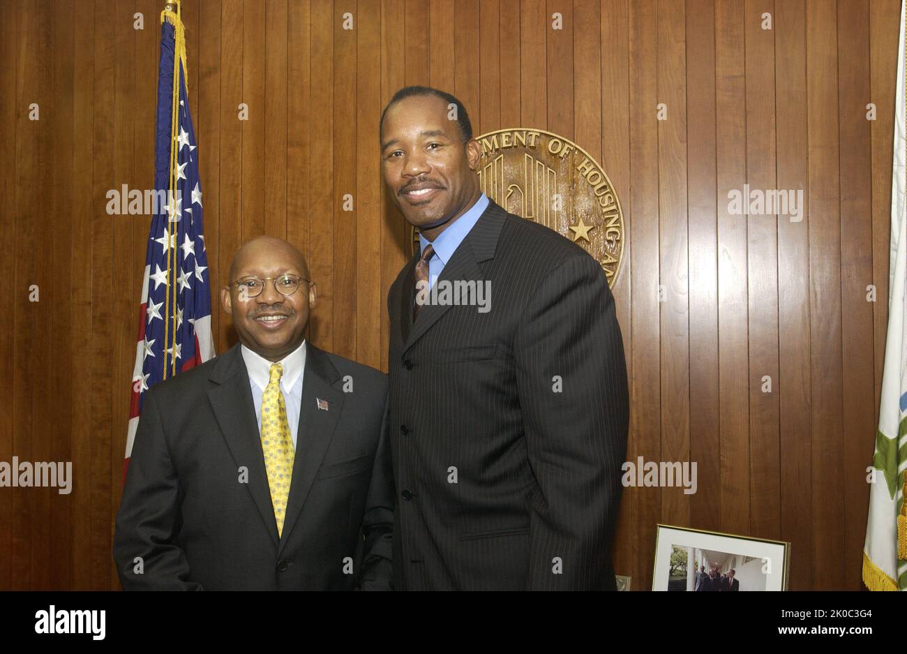 Secretary Alphonso Jackson with Charles Mann. Secretary Alphonso ...