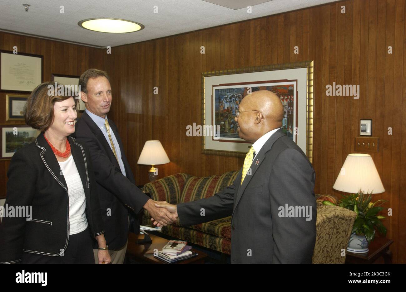 Secretary Alphonso Jackson with Karen and Rick Proctor. Secretary Alphonso Jackson with Karen ...