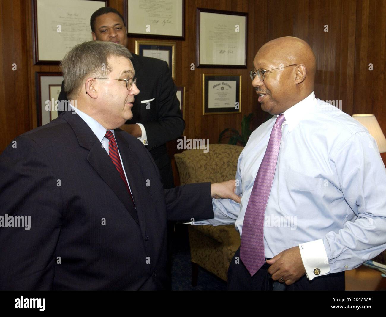 Secretary Alphonso Jackson with Donald Green. Secretary Alphonso ...