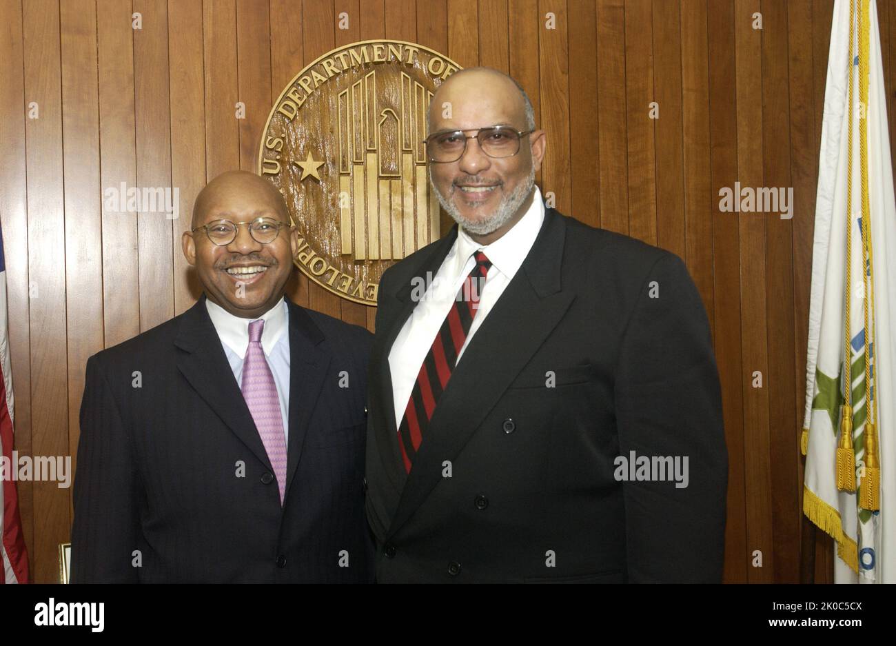 Secretary Alphonso Jackson with Donald Green. Secretary Alphonso ...