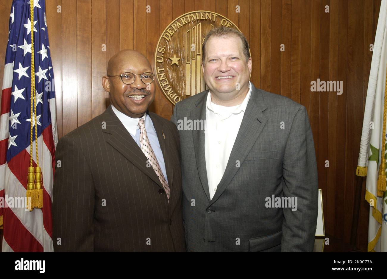 Secretary Alphonso Jackson with Drew Carey. Secretary Alphonso Jackson ...