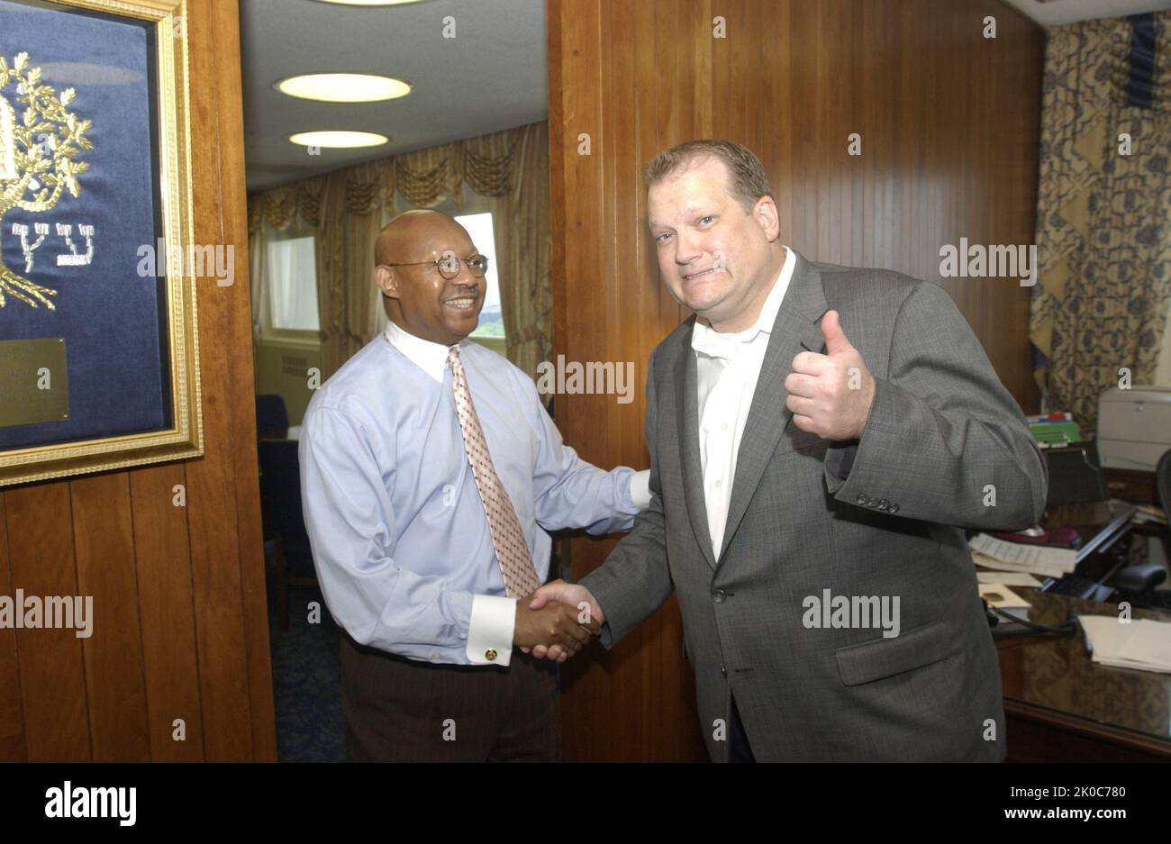 Secretary Alphonso Jackson with Drew Carey. Secretary Alphonso Jackson ...