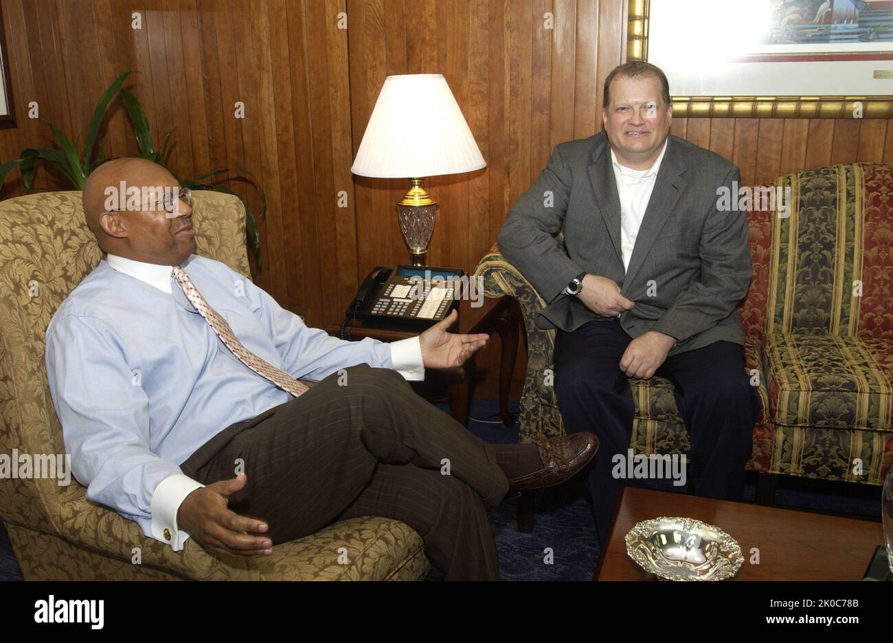 Secretary Alphonso Jackson with Drew Carey. Secretary Alphonso Jackson ...
