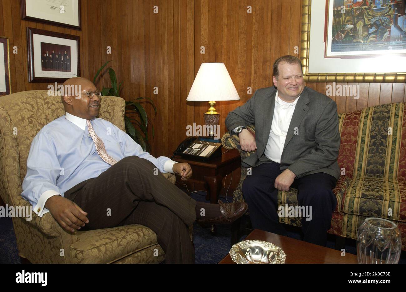 Secretary Alphonso Jackson with Drew Carey. Secretary Alphonso Jackson ...