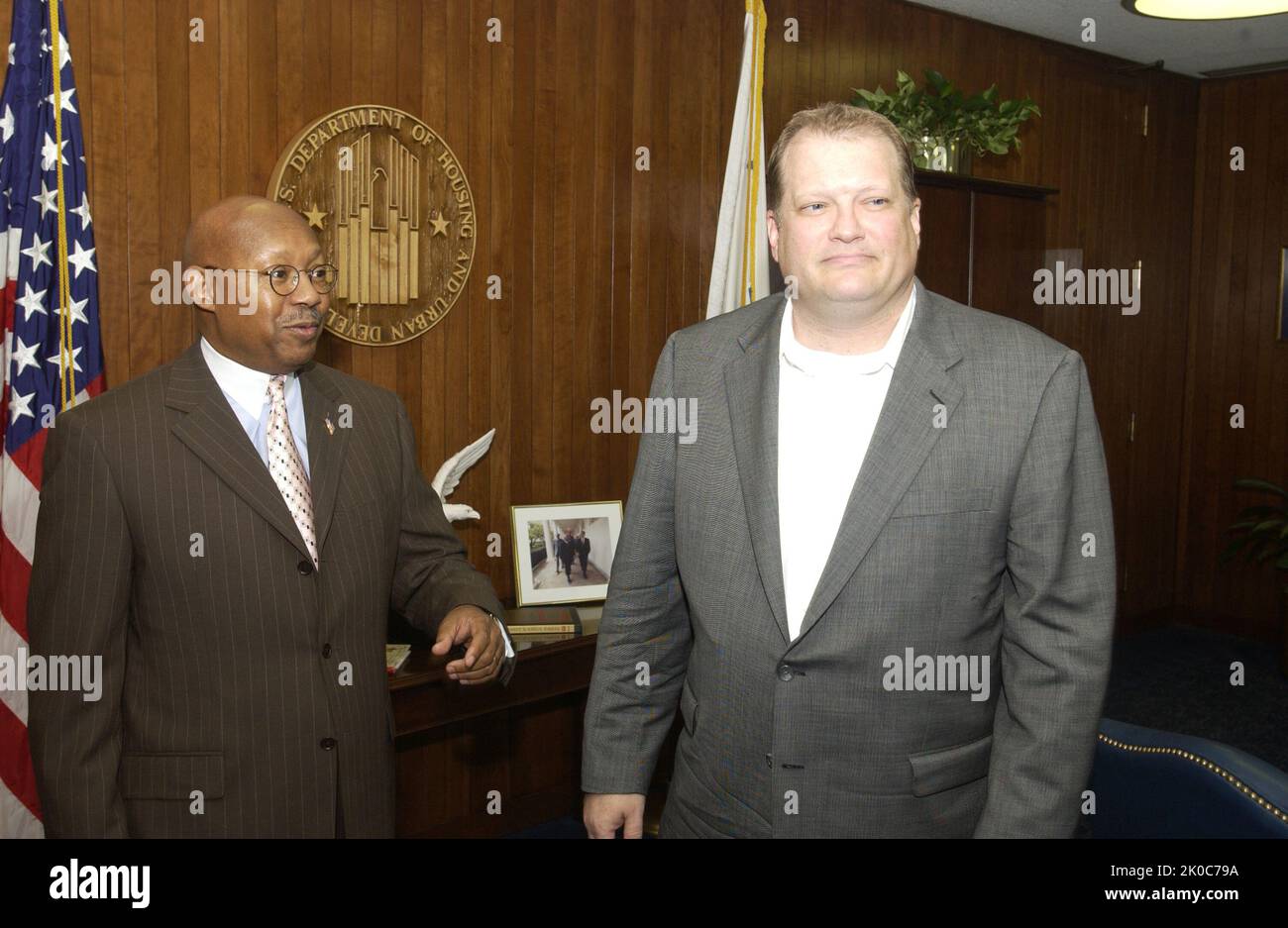 Secretary Alphonso Jackson with Drew Carey. Secretary Alphonso Jackson ...