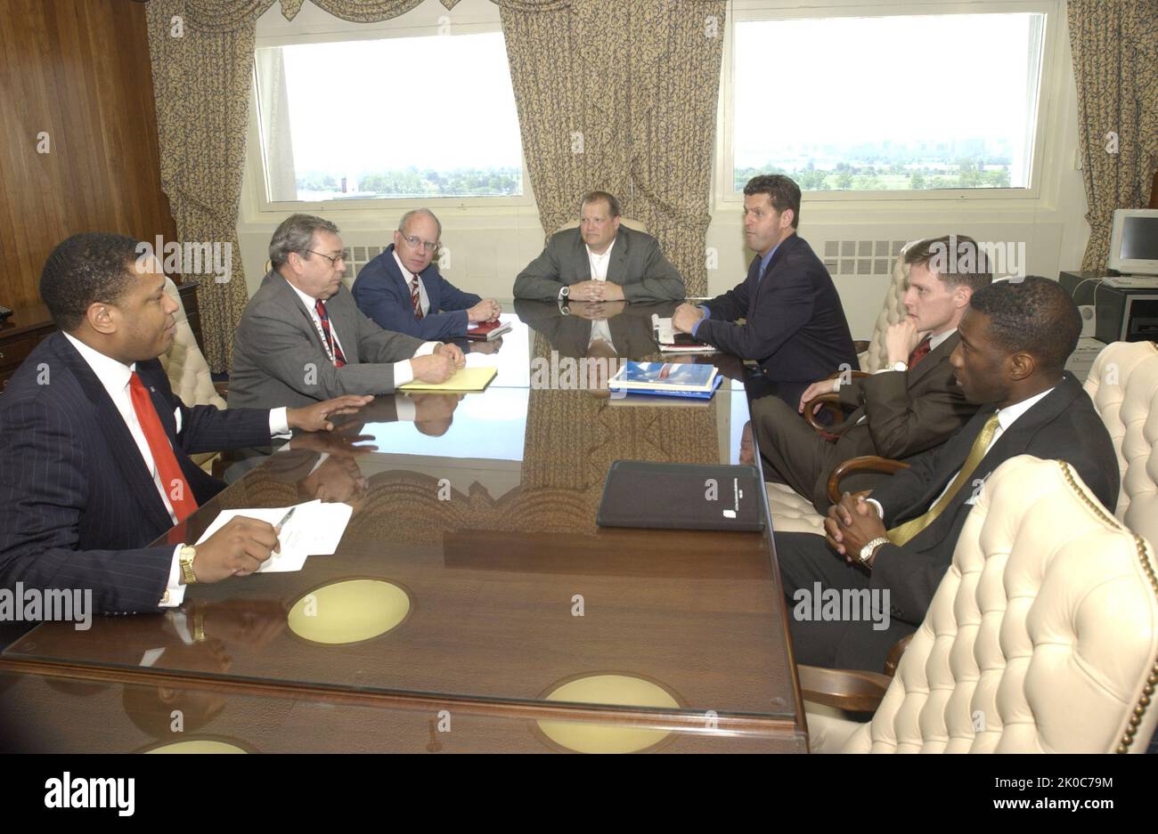 Secretary Alphonso Jackson with Drew Carey. Secretary Alphonso Jackson ...