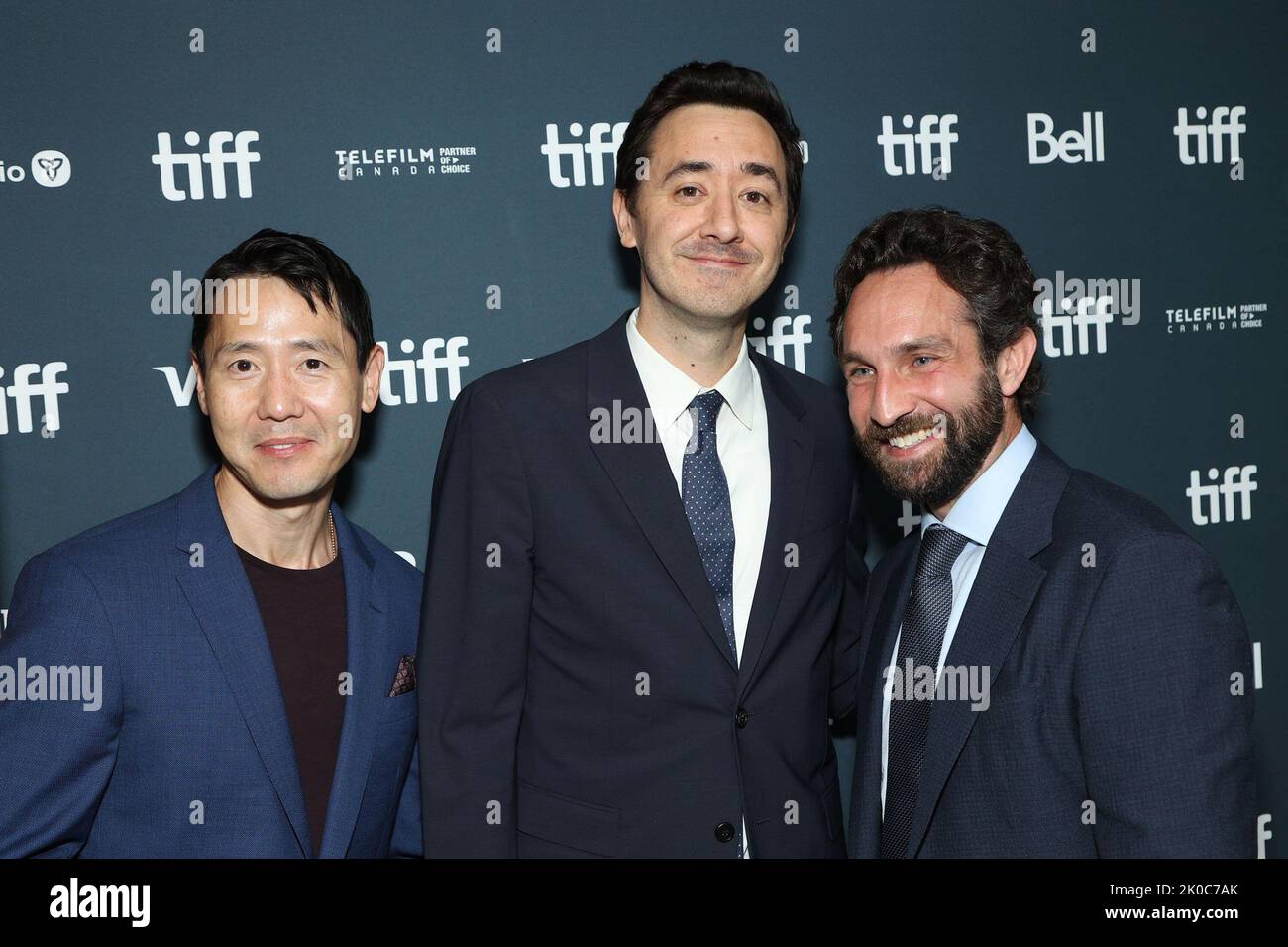 Toronto, ON. 10th Sep, 2022. Rob Yang, Will Tracy, Seth Reiss at ...