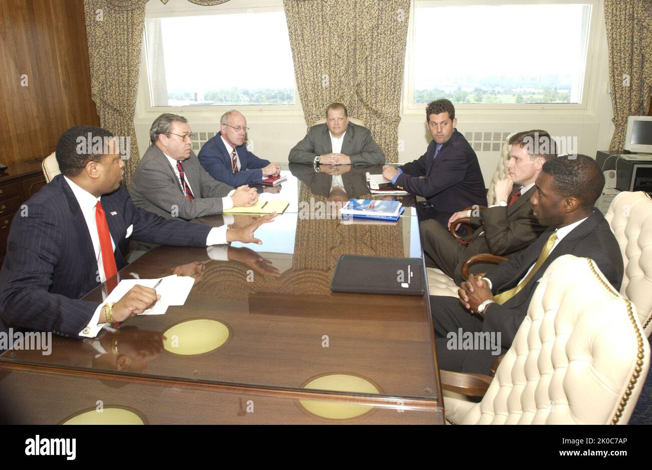 Secretary Alphonso Jackson with Drew Carey. Secretary Alphonso Jackson ...