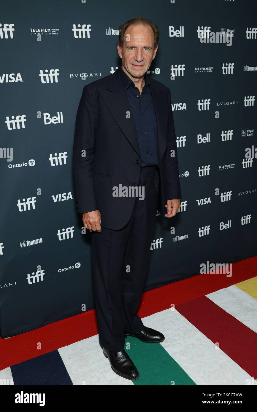 Toronto, ON. 10th Sep, 2022. Ralph Fiennes at arrivals for THE MENU ...