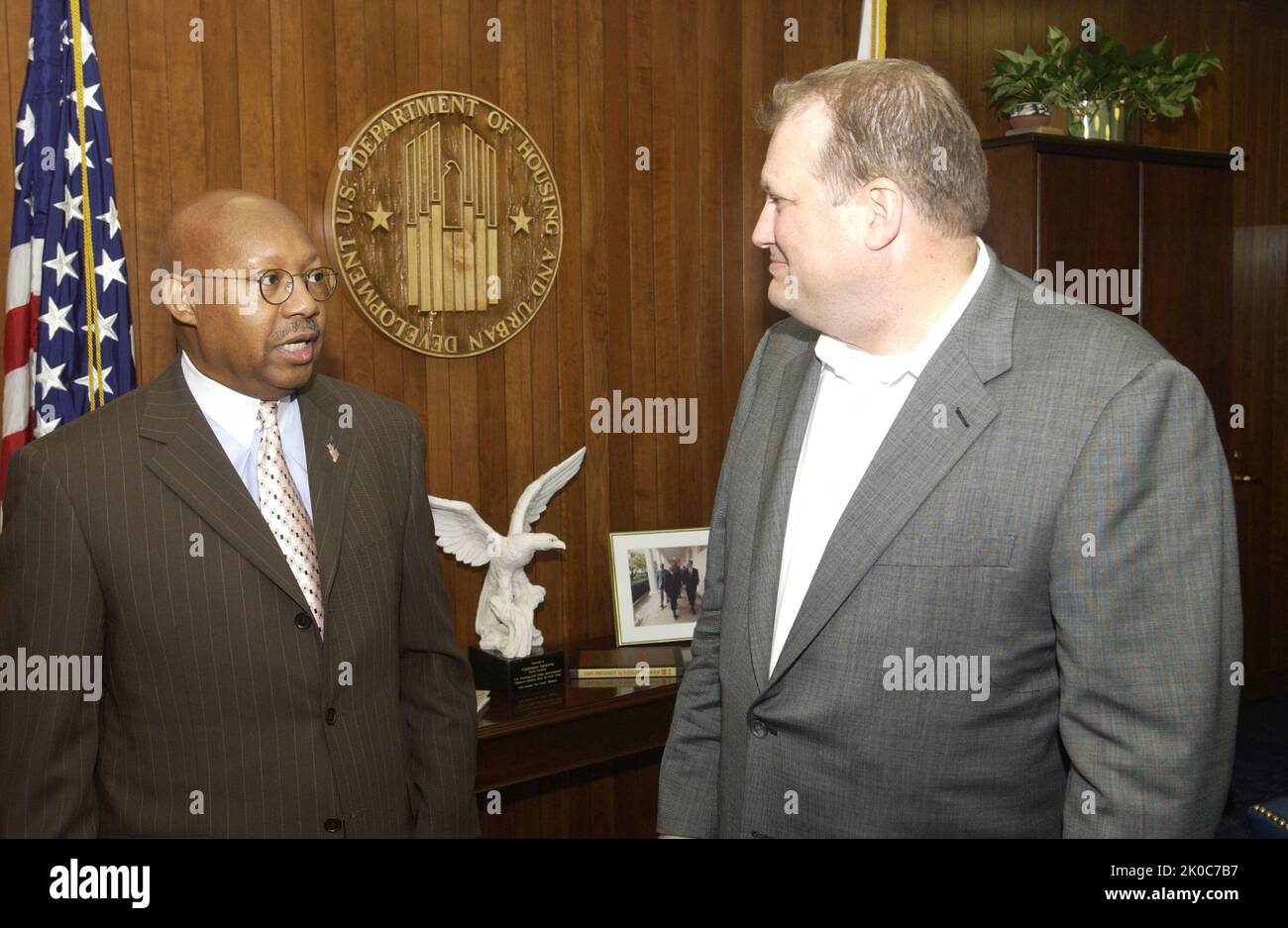 Secretary Alphonso Jackson with Drew Carey. Secretary Alphonso Jackson ...
