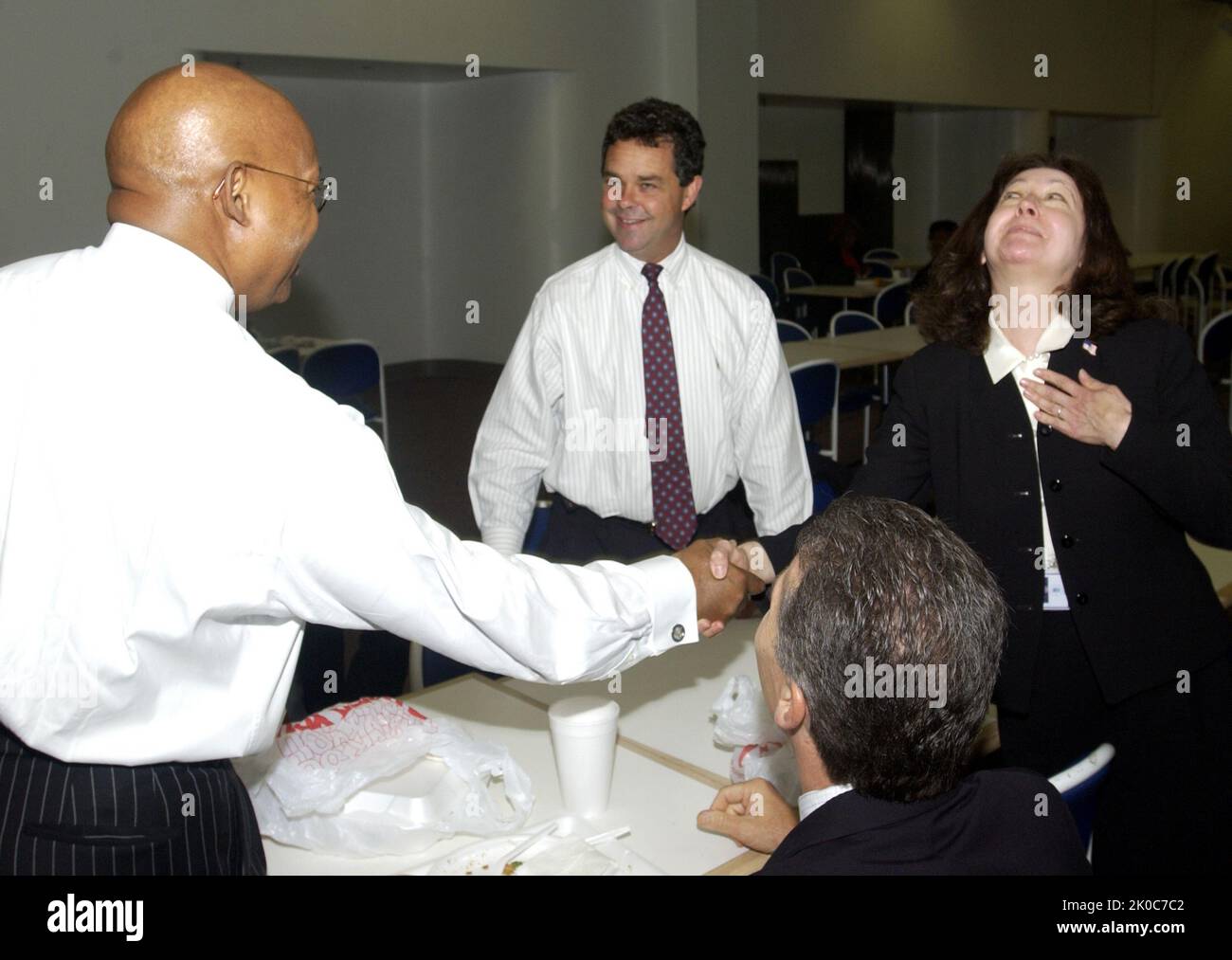 Secretary Alphonso Jackson with HUD Staff. Secretary Alphonso Jackson ...