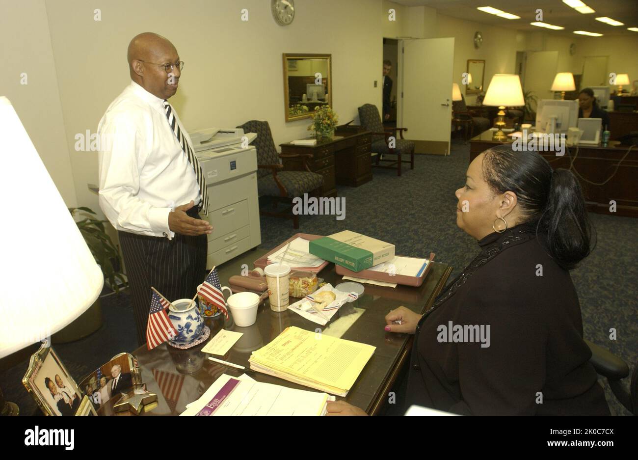 Secretary Alphonso Jackson with HUD Staff. Secretary Alphonso Jackson ...