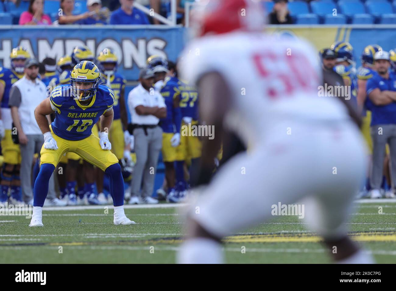 Newark, Delaware, USA. 10th Sep, 2022. Delaware Fightin Blue Hens ...