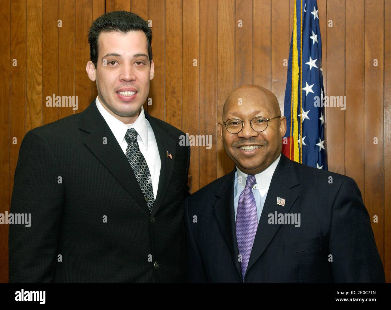 Armando Fana. Acting Secretary Alphonso Jackson with Armando Fana ...