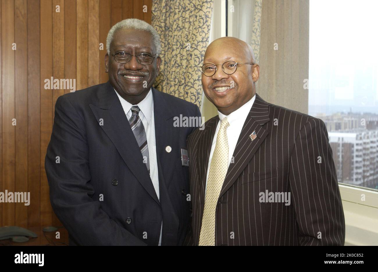 Acting Secretary Alphonso Jackson with H.R. Crawford. Acting Secretary ...